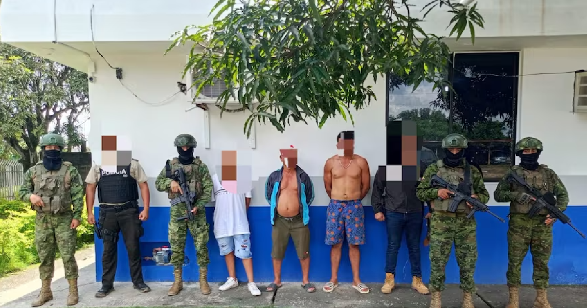 En Manabí, Fuerzas Armadas detienen a alias ‘Pato’, considerado objetivo de intermedio valor, y ...