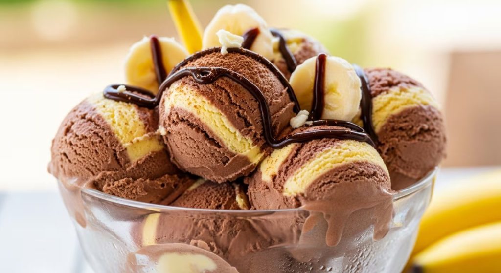 Helado cremoso de chocolate y plátano: receta fácil para el calor - KCH FM