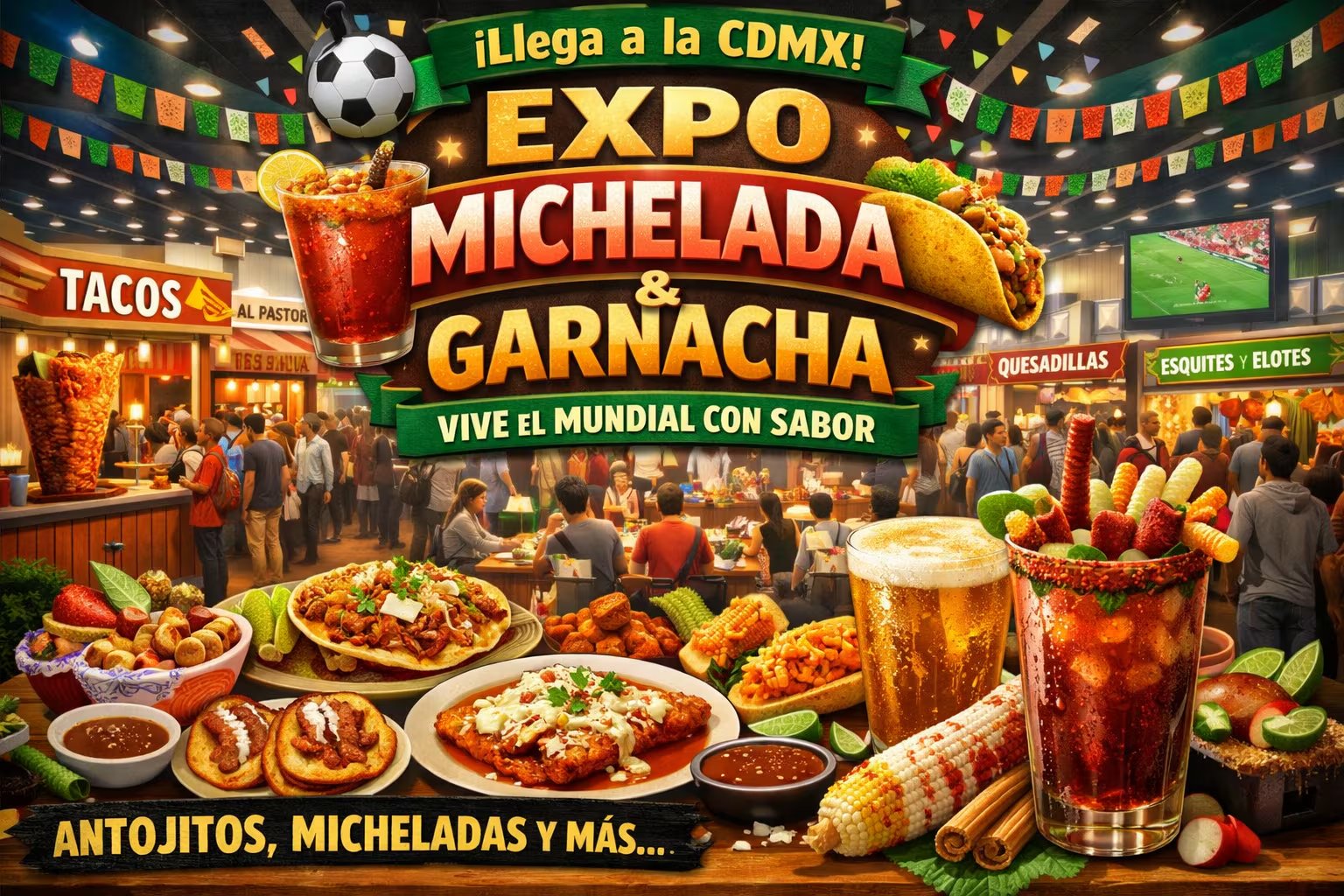 Expo Michelada y Garnacha 2026: fechas y sede en CDMX - KCH FM