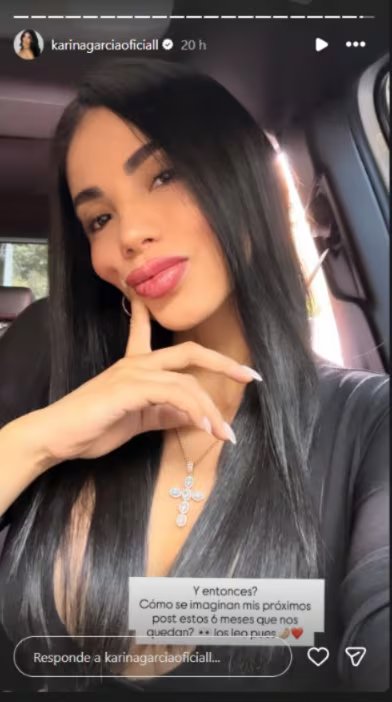 Mensaje de Karina García enciende rumores de embarazo con Kris R - KCH FM