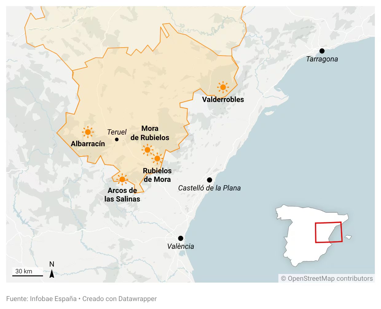 Eclipse solar en Teruel: los mejores pueblos para verlo el 12 de agosto ...