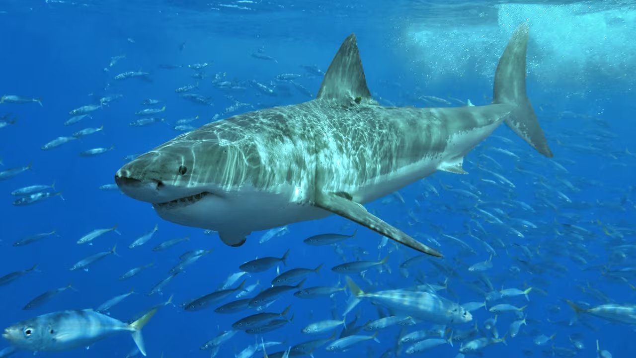 Buzos captan en video a un tiburón blanco en el Mediterráneo: grabación ...
